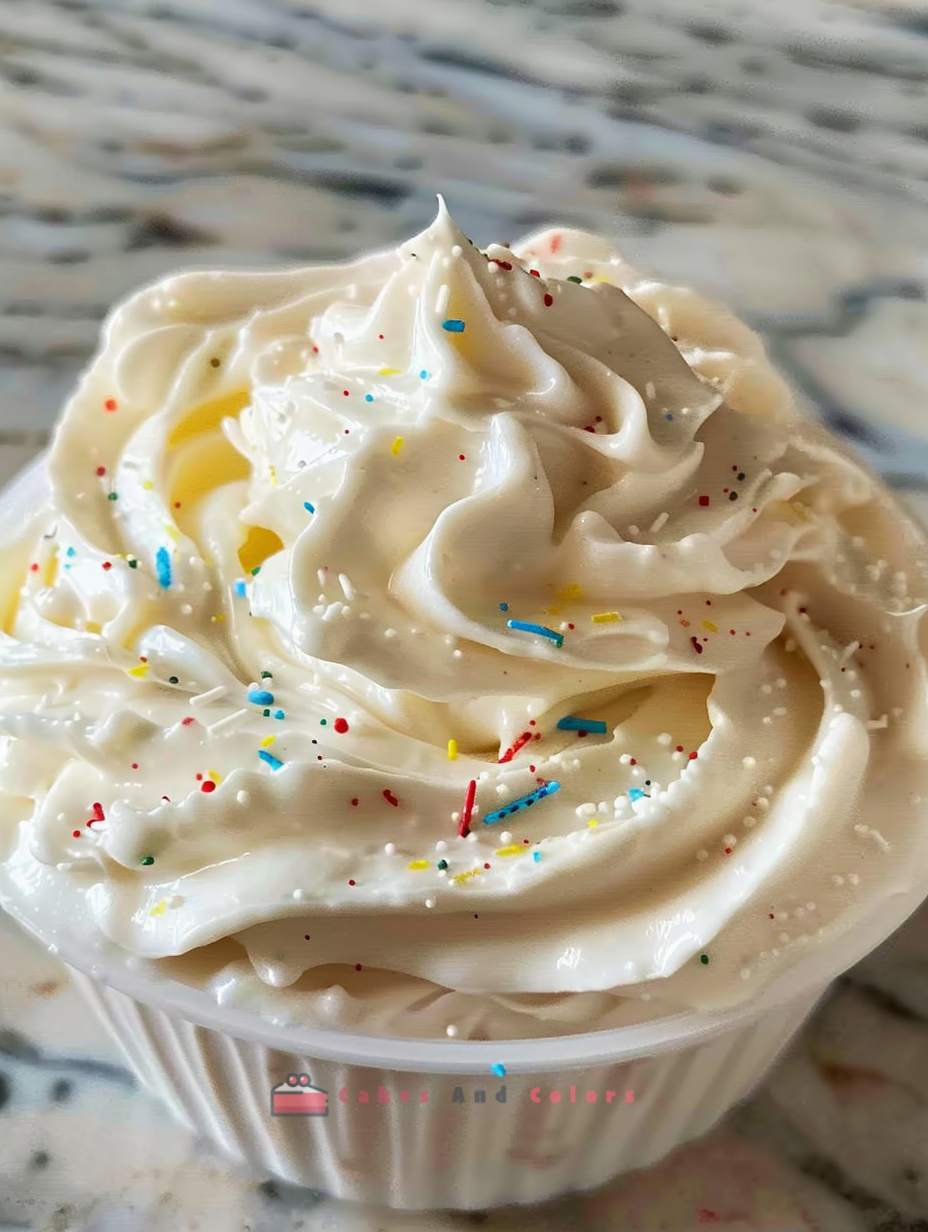Cool Whip and Pudding Frosting - Cakes And Colors