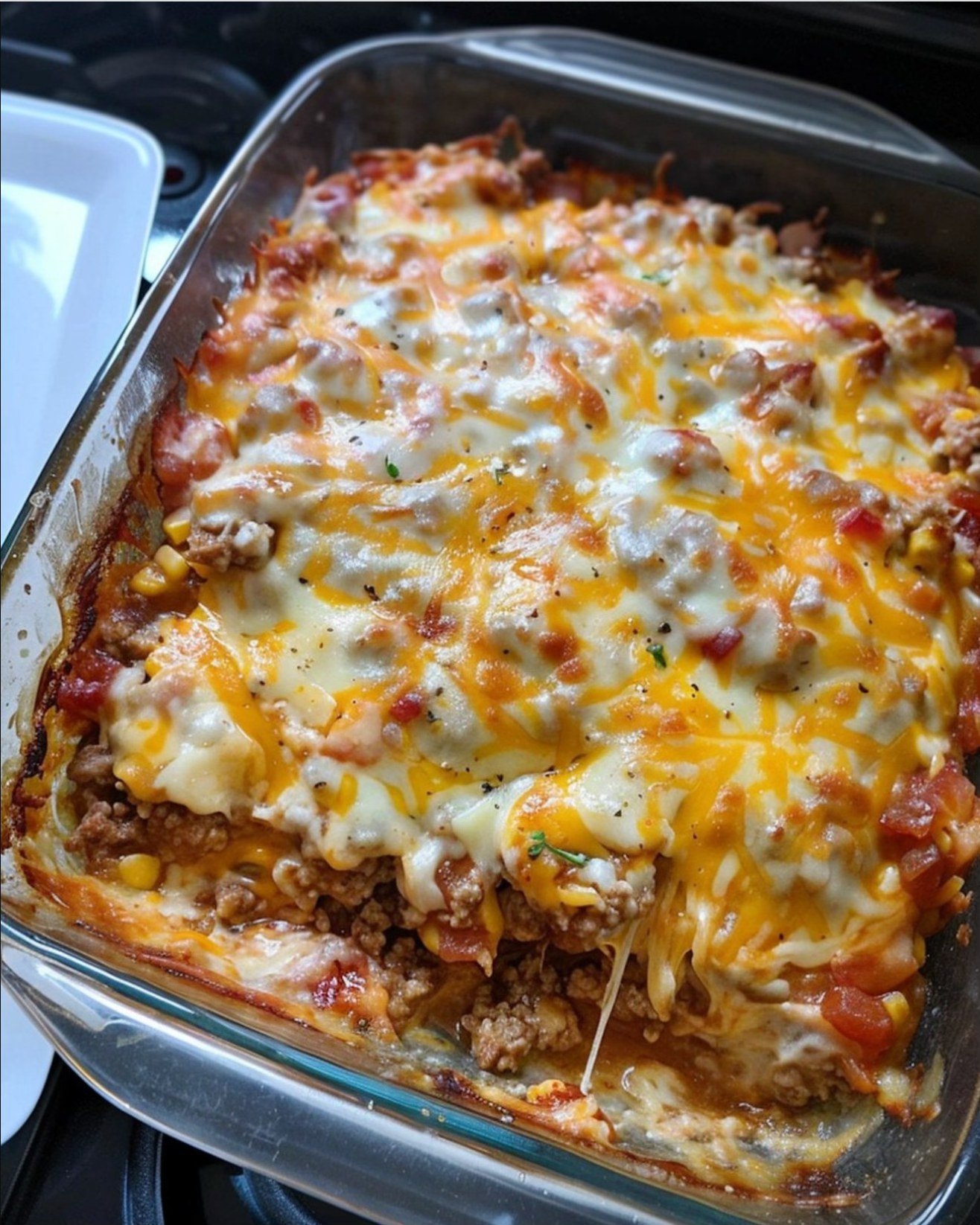 Ground Beef Casserole - Cakes And Colors