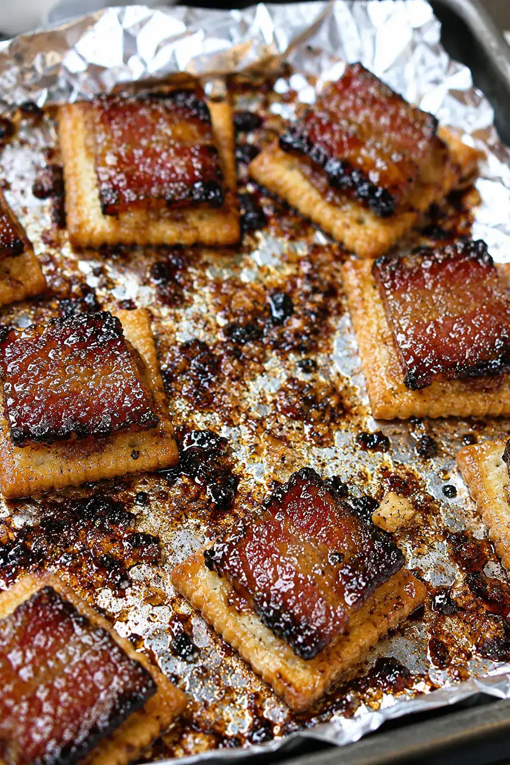Candied Smoked Beef Crackers - Cakes And Colors